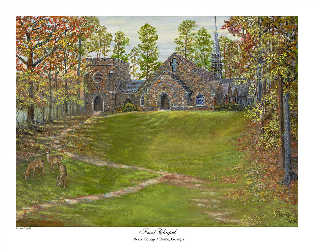 "Frost Chapel at Berry College" Print – artbyhorst